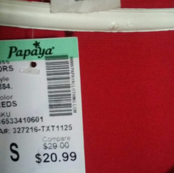 Papaya | Dresses | Papaya Dress Deep Red Small | Poshmark